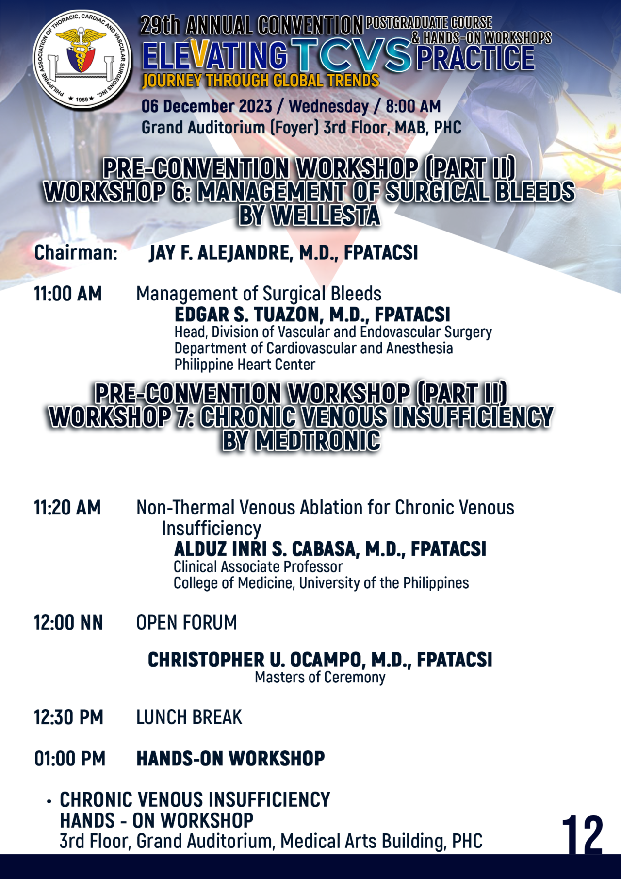 CONVENTION PROGRAM | Patacsi